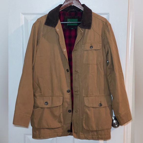 Orvis | Jackets & Coats | Orvis Classic Barn Coat In Tan With Corduroy ...